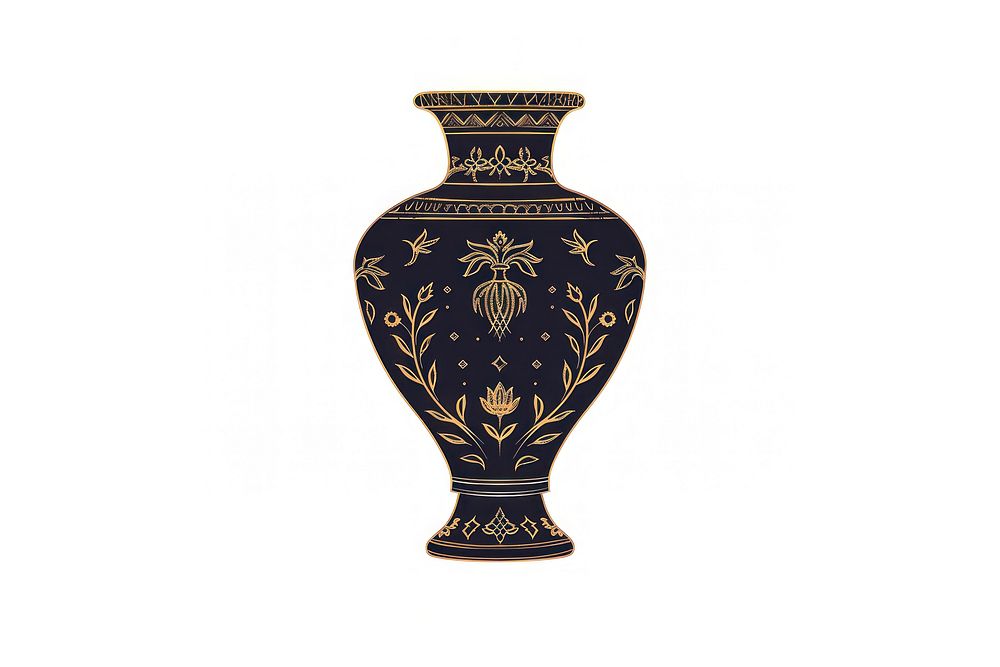 Elegant ancient Greek vase illustration | Free Photo Illustration ...