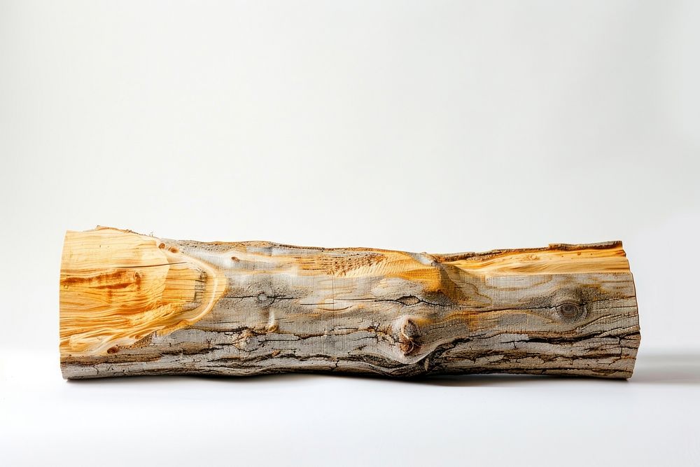 Natural wooden log isolated white | Free Photo - rawpixel