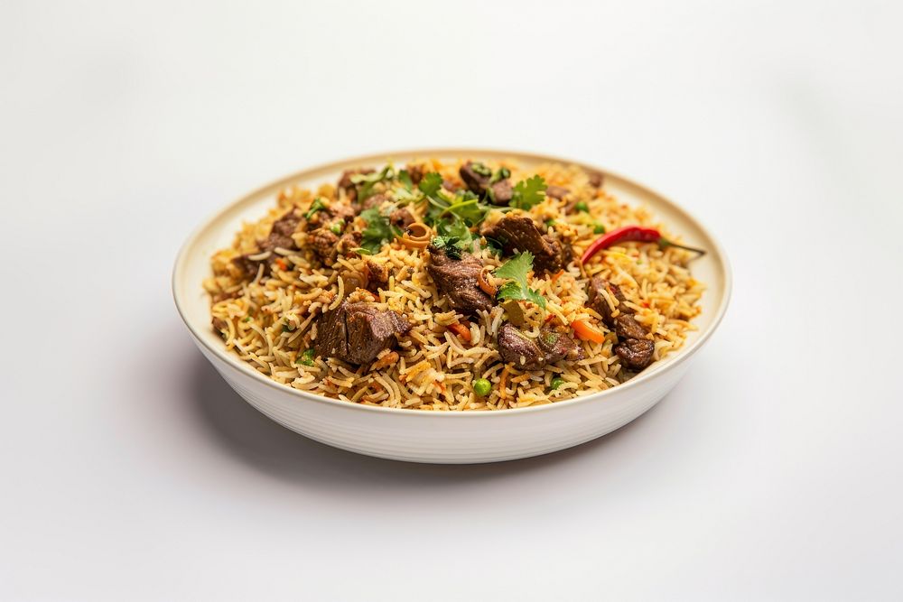 beef Handi Biryani mutton plate | Free Photo - rawpixel