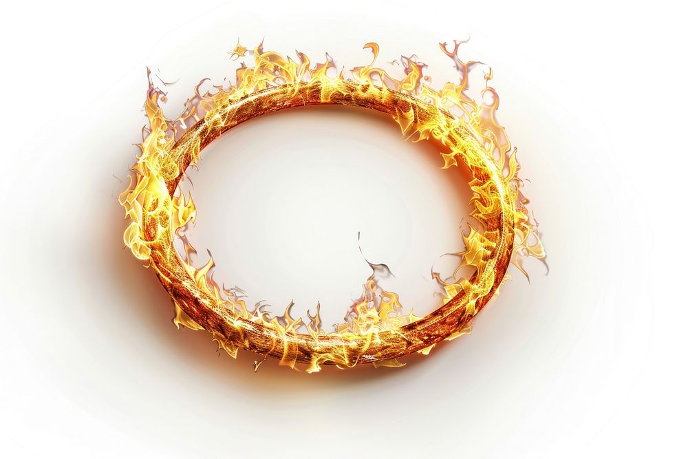 Fiery ring of burning flames | Free Photo - rawpixel