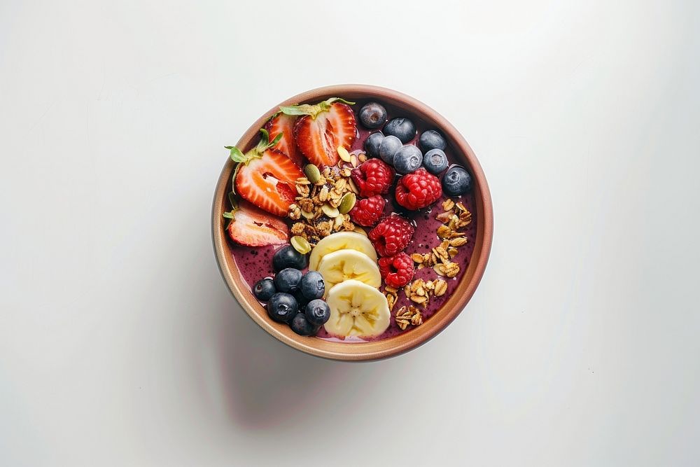 acai bowl produce granola plate. | Free Photo - rawpixel