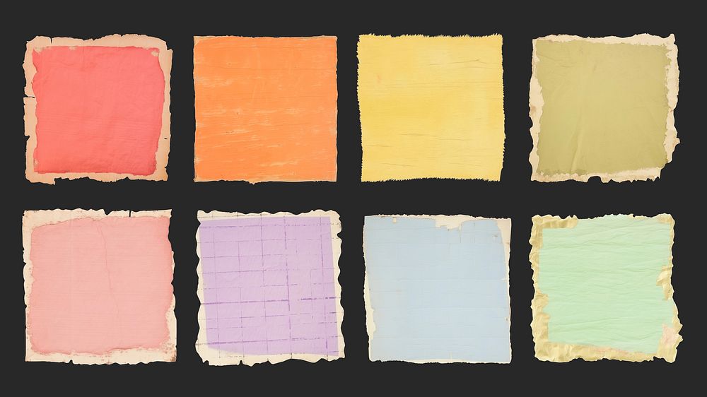 Vintage rainbow ripped paper element | Free Photo - rawpixel