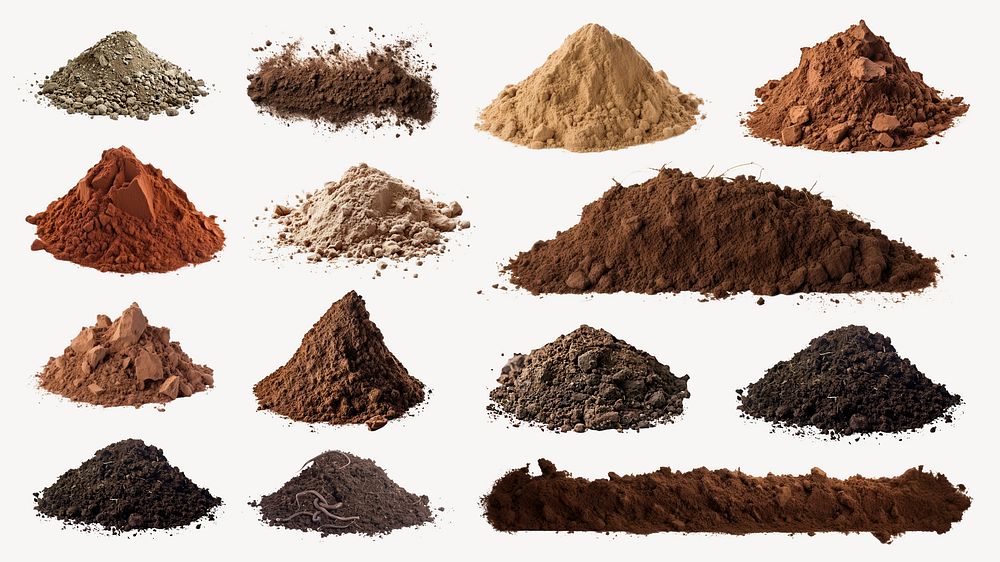 Soil element set | Free Photo - rawpixel