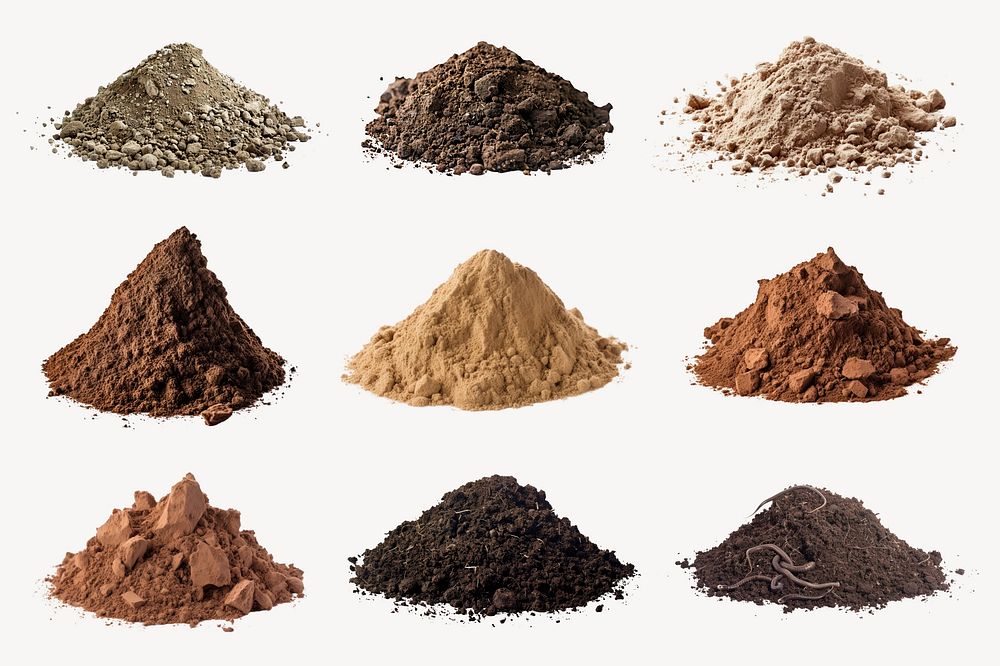 Soil element set | Free Photo - rawpixel