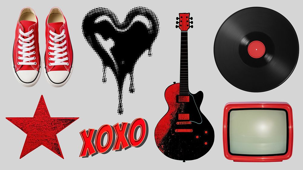 downtown girl stickers design element | Free Photo - rawpixel