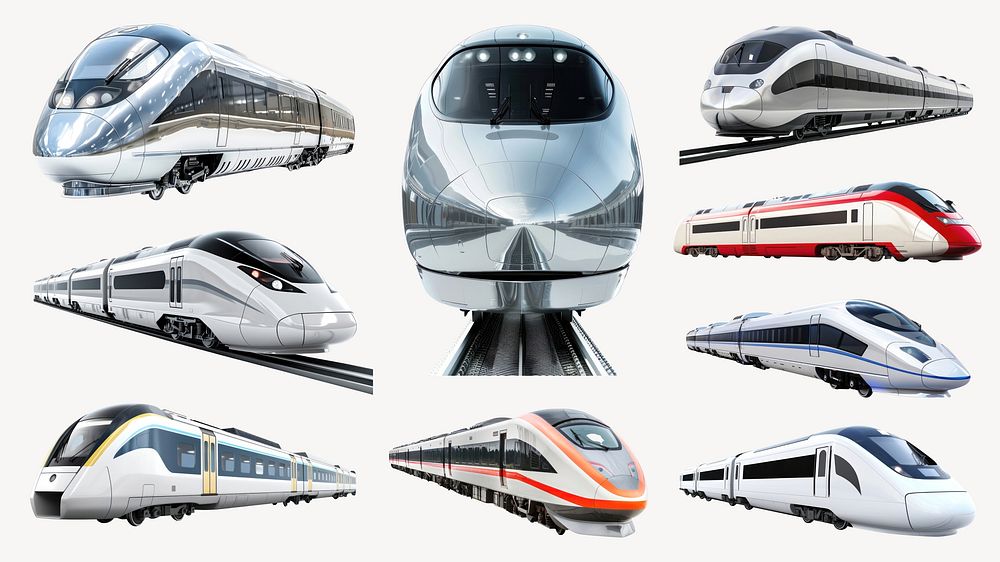 high speed train design element | Free Photo - rawpixel