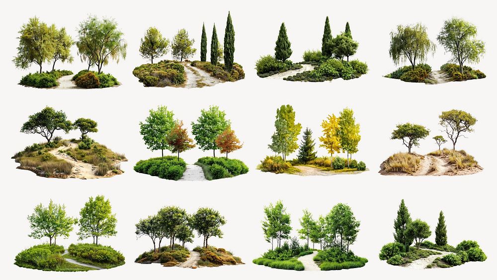 Park and trees design element | Free Photo - rawpixel