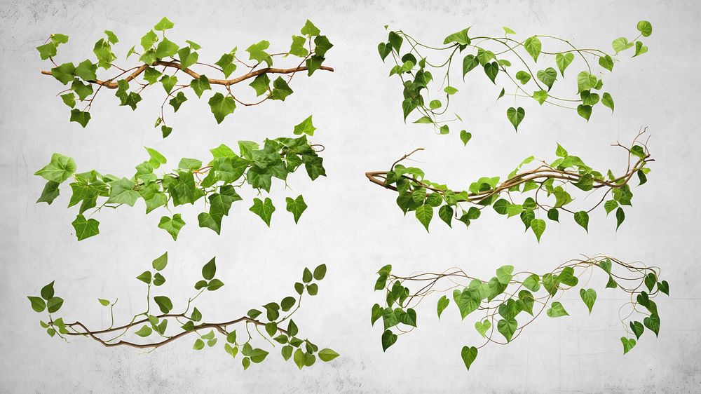 Plant vine design element set | Free Photo - rawpixel
