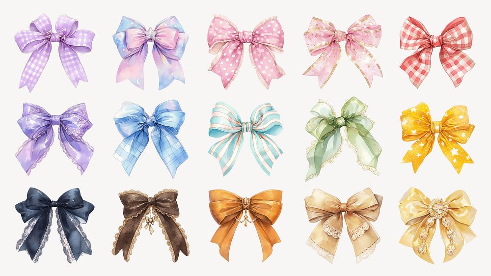 Coquette ribbon bow design element | Free Photo - rawpixel