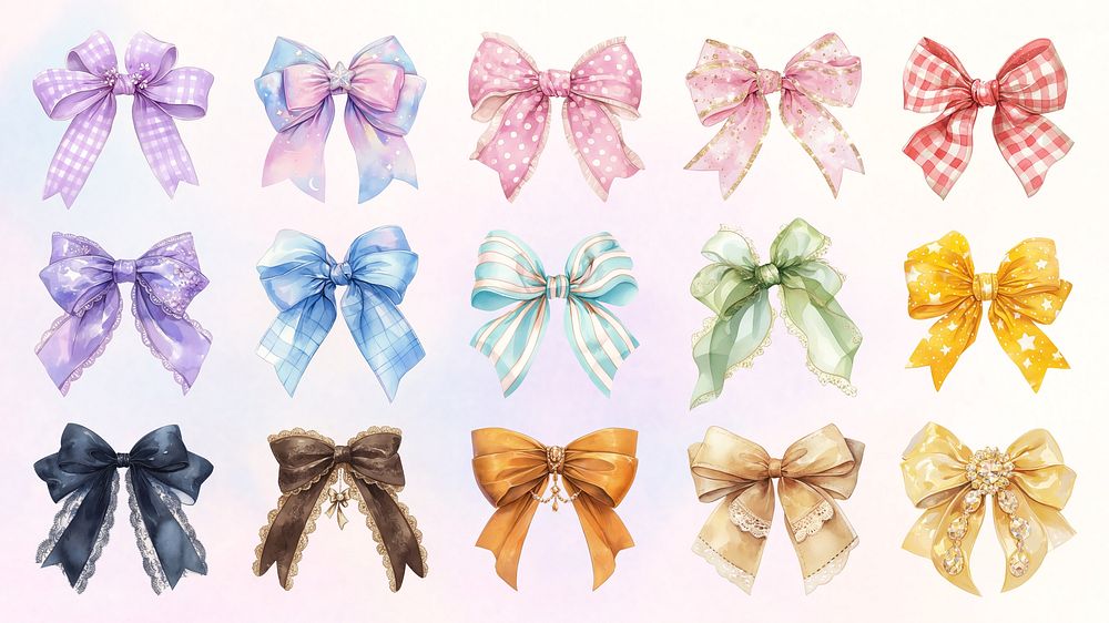 Coquette ribbon bow design element | Free Photo - rawpixel