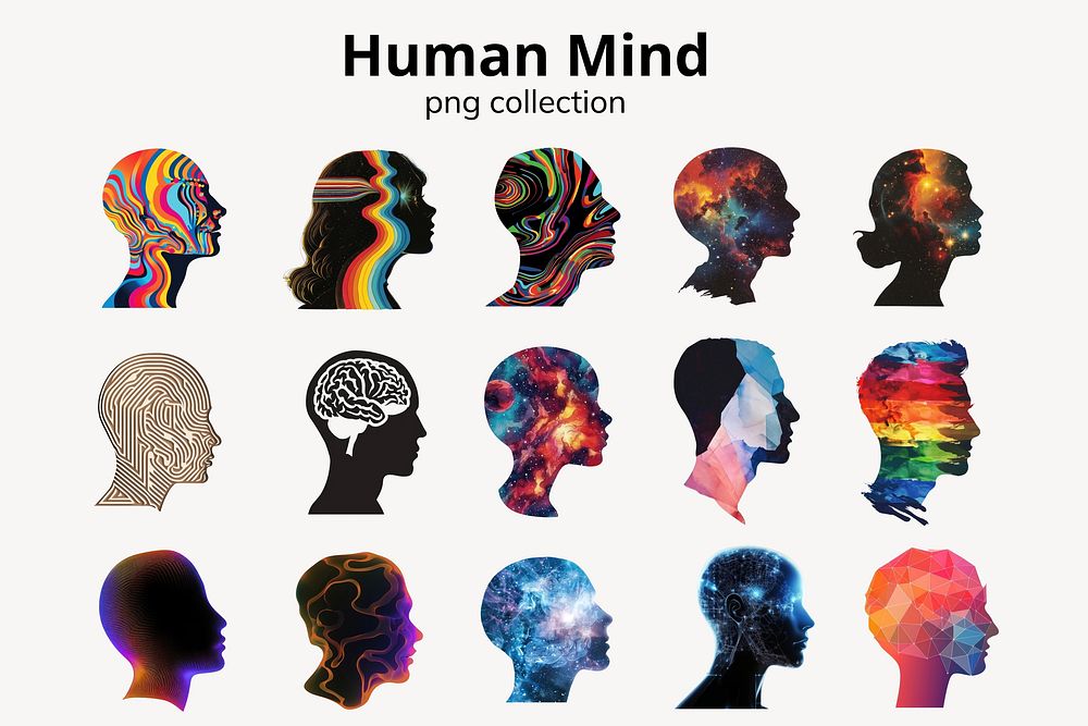 Human mind design element set | Free Photo - rawpixel