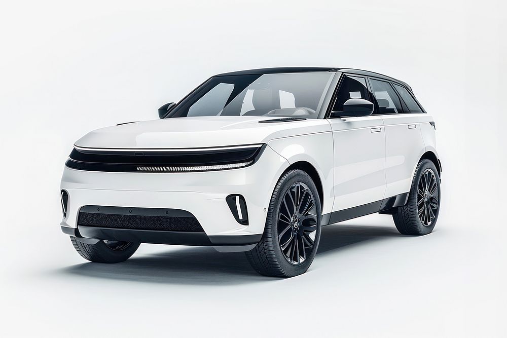 Sleek modern white electric SUV | Free Photo - rawpixel