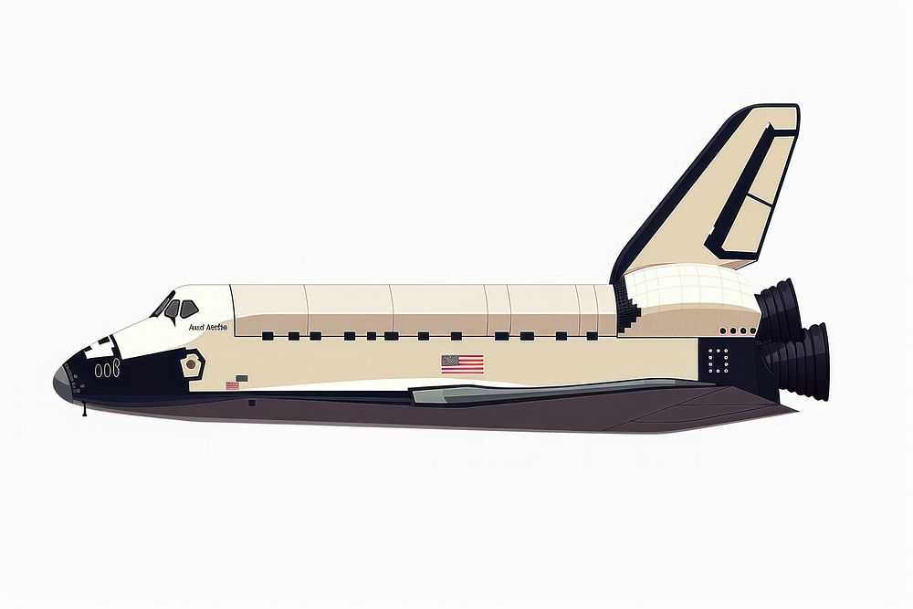 Space shuttle side view illustration | Free Photo Illustration - rawpixel