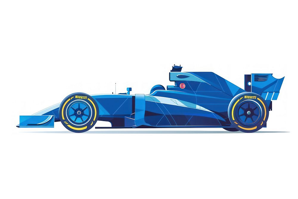 Modern blue race car illustration | Free Photo Illustration - rawpixel