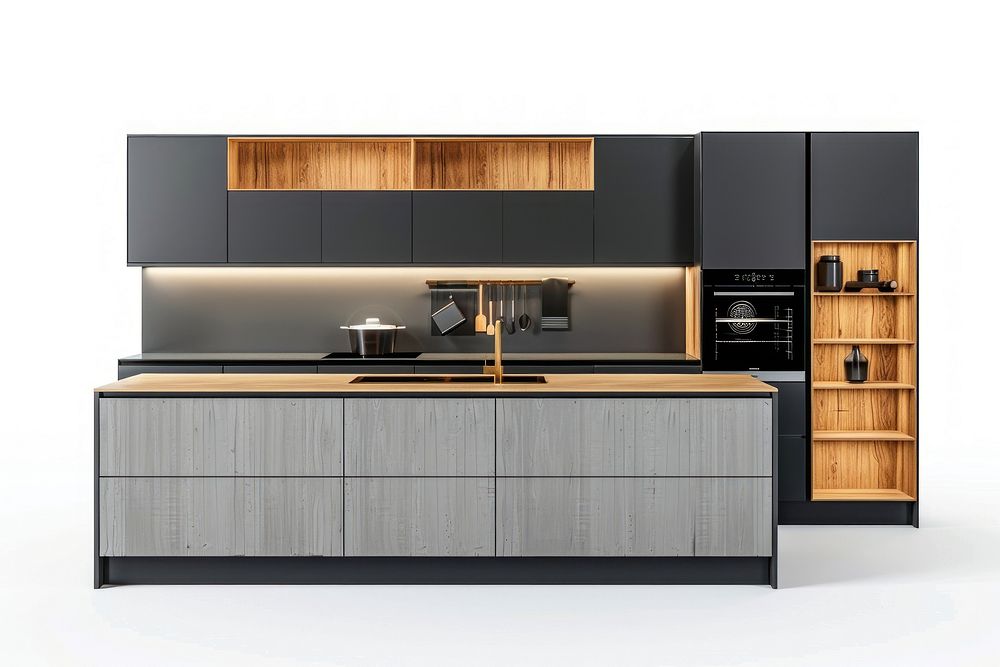 Modern sleek kitchen design | Free Photo - rawpixel