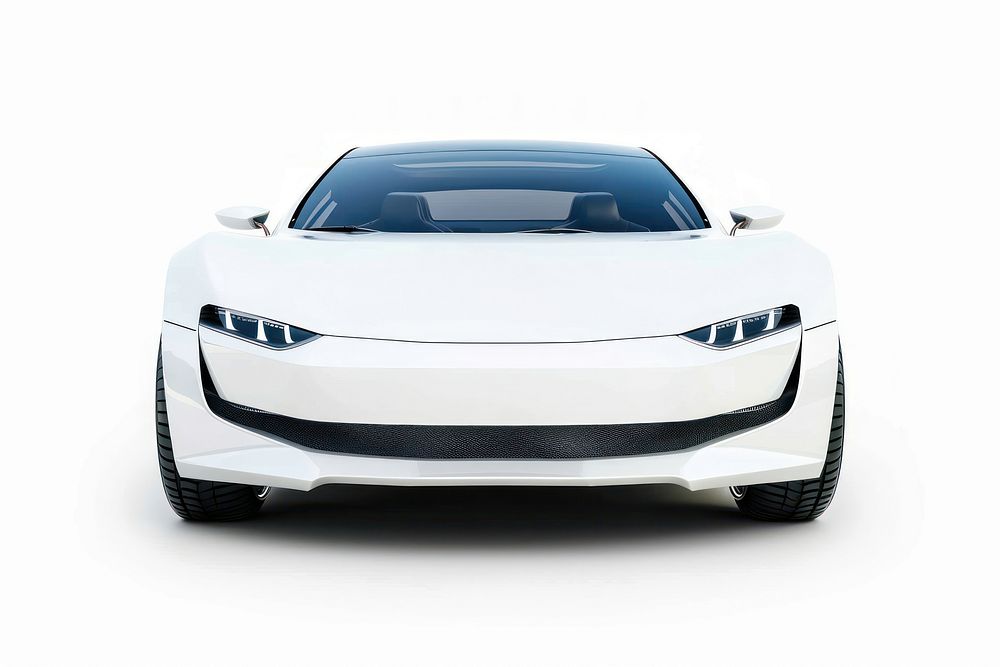 Sleek modern white sports car | Free Photo - rawpixel