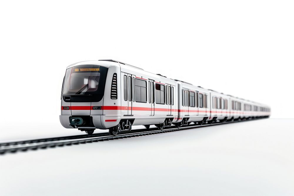 Modern high-speed white train | Free Photo - rawpixel