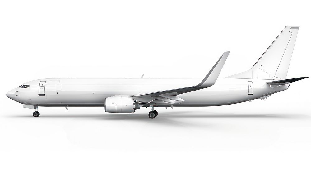 Modern white commercial jet airplane | Free Photo - rawpixel
