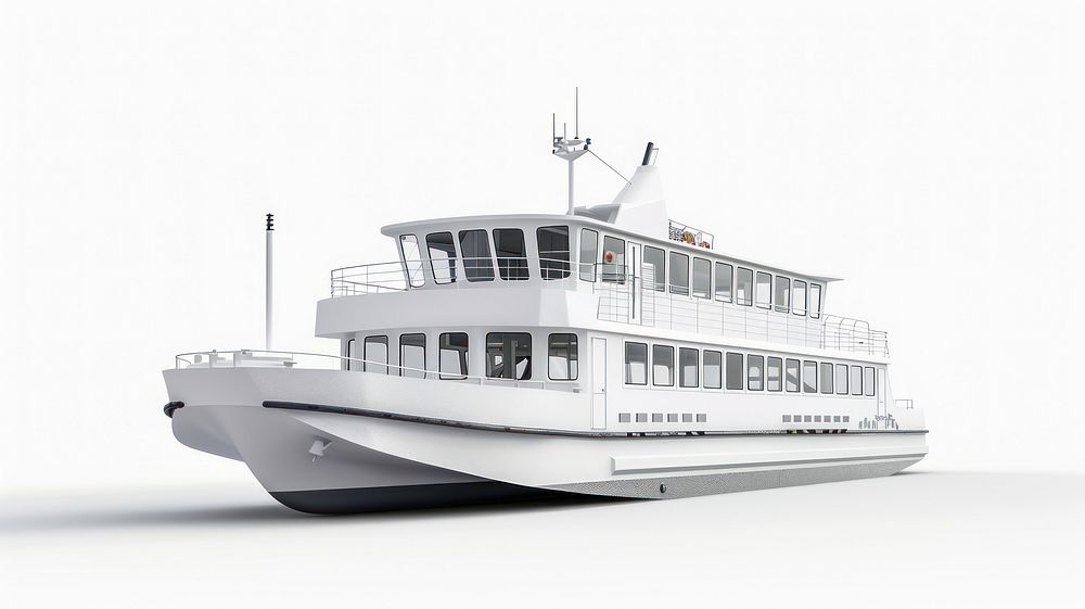Modern white passenger ferry | Free Photo - rawpixel