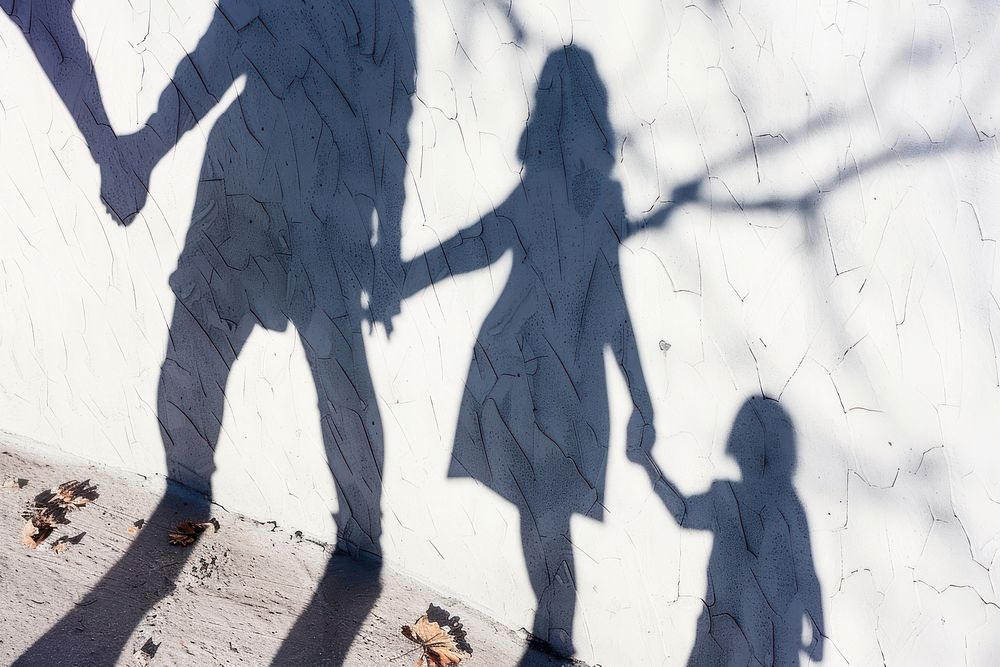 Family shadows holding hands | Free Photo - rawpixel