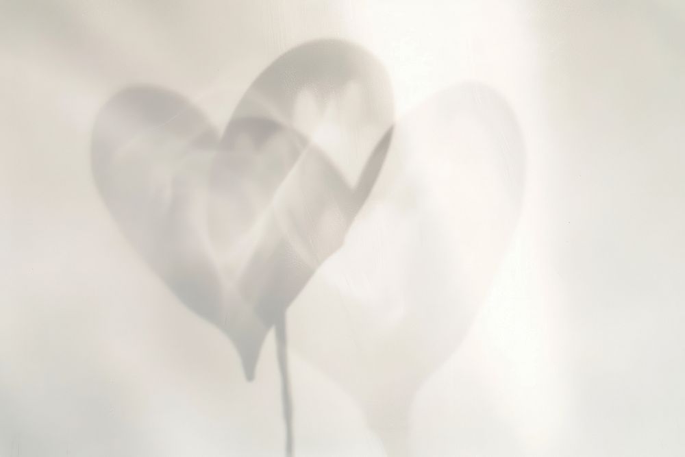 Romantic heart shadows on wall | Free Photo - rawpixel