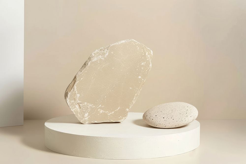 Minimalist natural stone display | Free Photo - rawpixel