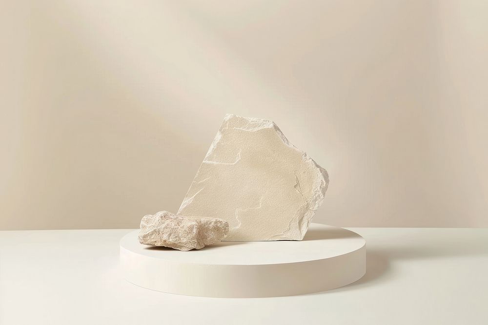 Minimalist stone display pedestal | Free Photo - rawpixel