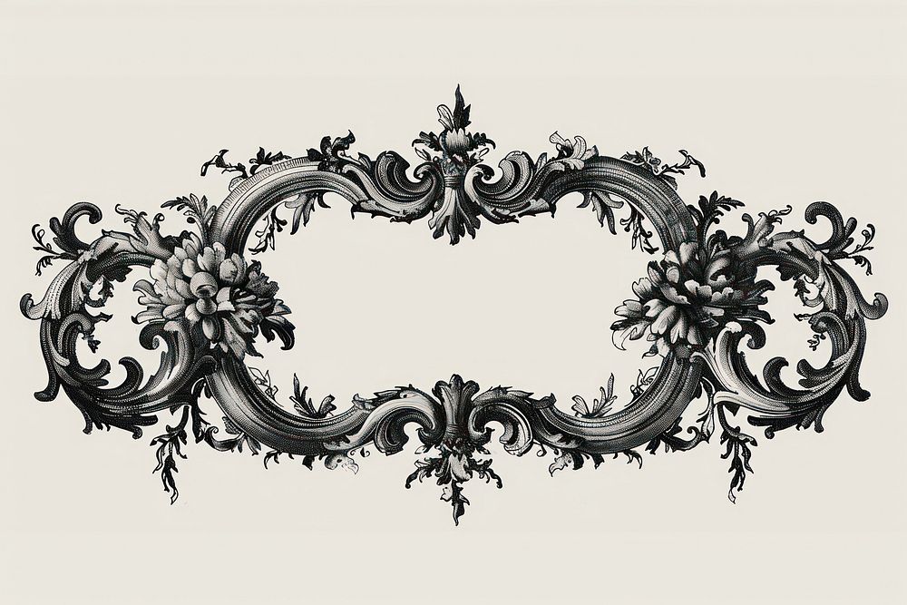 Elegant vintage ornate floral frame | Free Photo Illustration - rawpixel