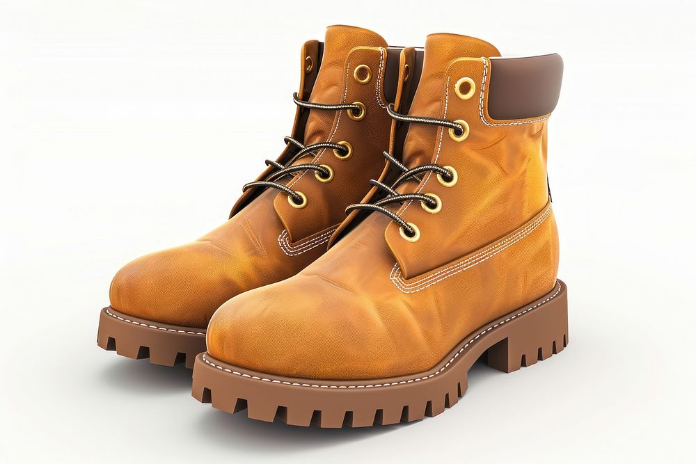 Durable brown leather work boots | Free Photo - rawpixel