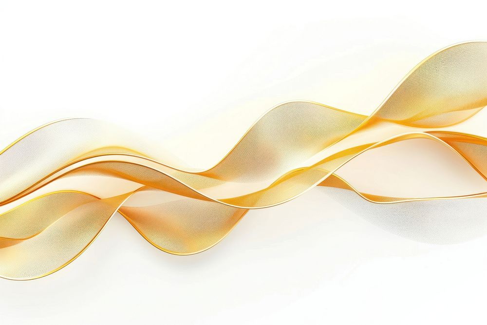 Elegant golden ribbon waves | Free Photo Illustration - rawpixel