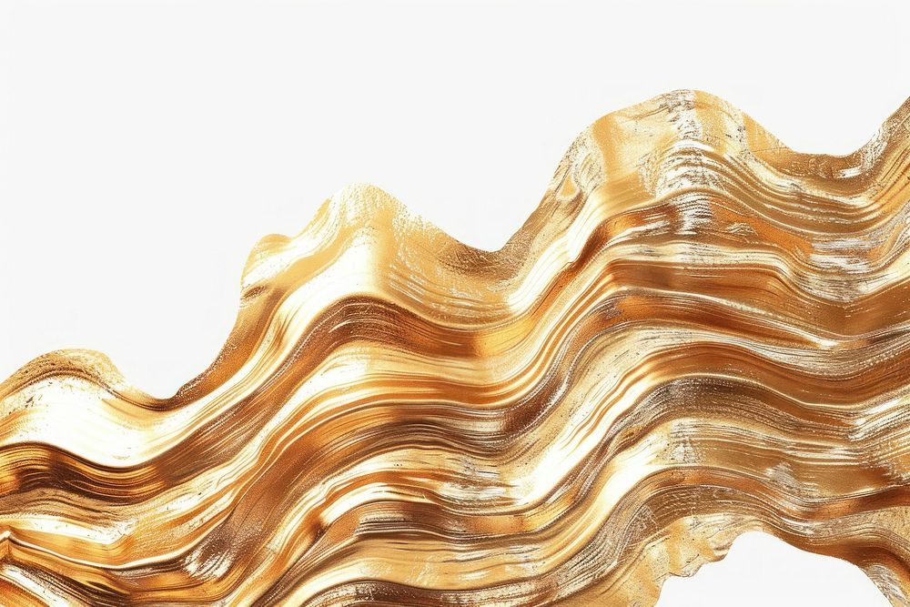 Abstract golden wave pattern | Free Photo Illustration - rawpixel