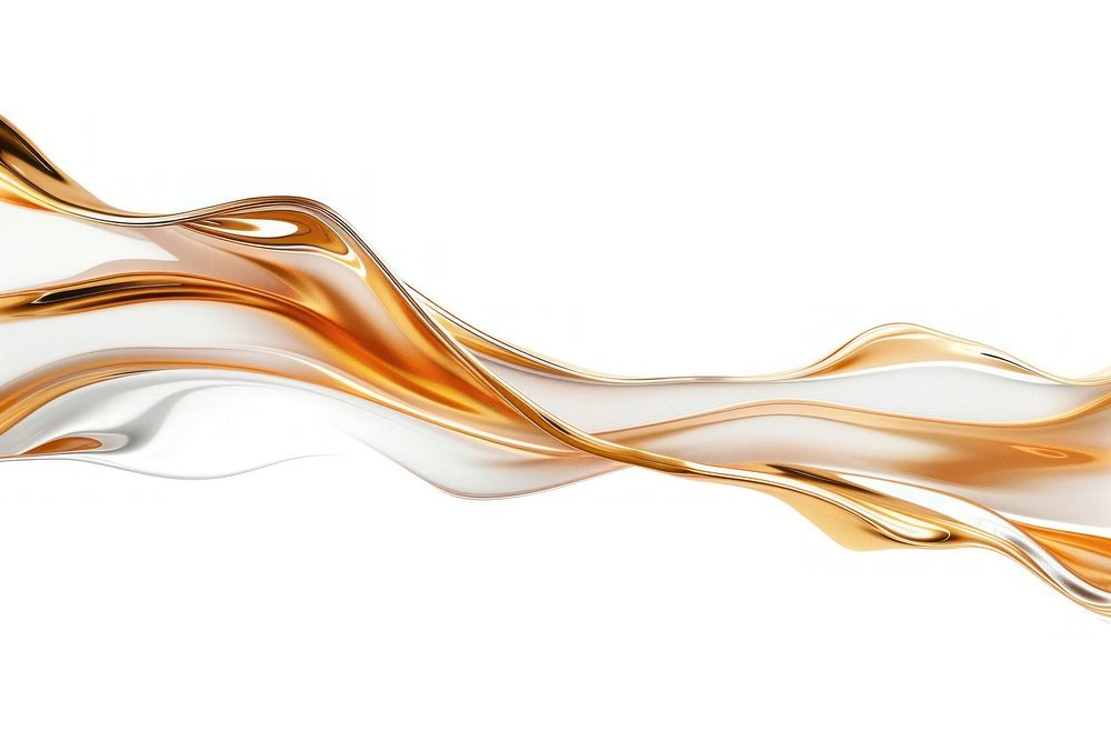 Abstract Flowing Metallic Waves Free Photo Illustration Rawpixel