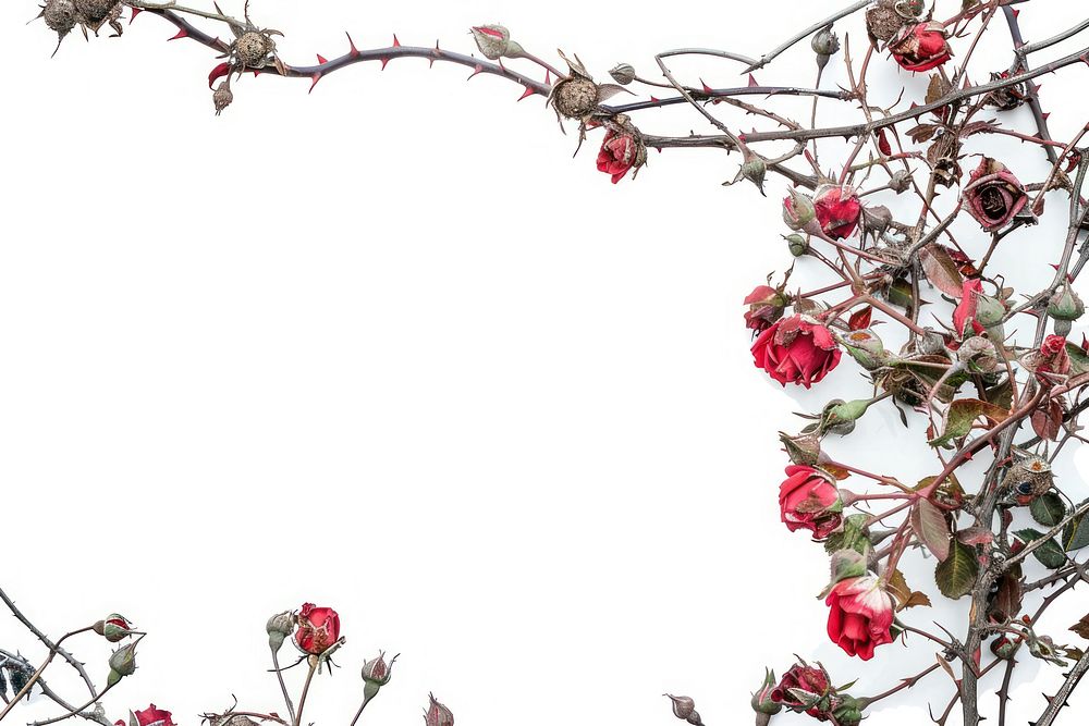 Red roses on thorny branches | Free Photo - rawpixel
