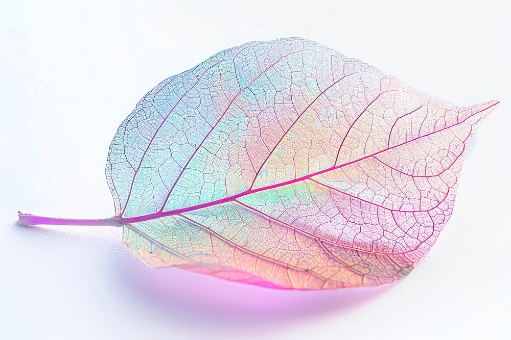 Colorful delicate translucent leaf | Free Photo - rawpixel