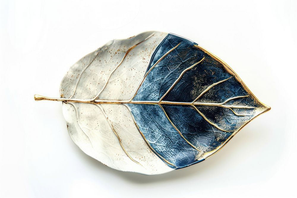 Artistic ceramic leaf plate | Free Photo - rawpixel