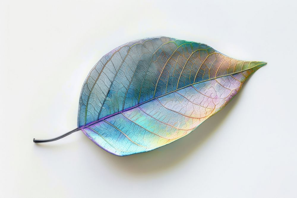 Colorful iridescent leaf skeleton | Free Photo - rawpixel