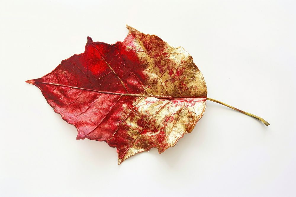 Red gold autumn leaf art | Free Photo - rawpixel