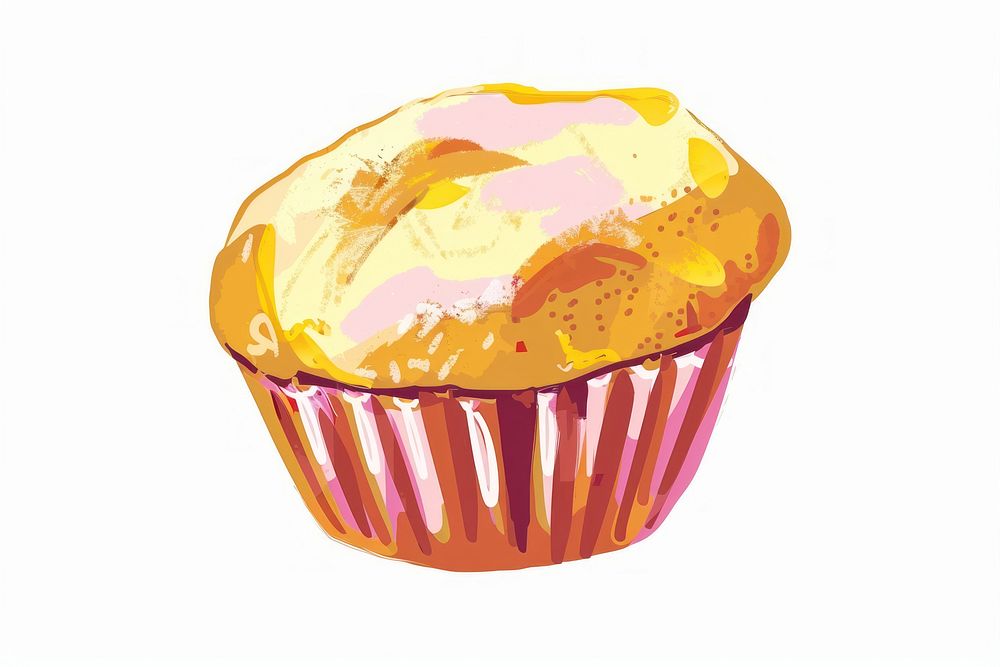 Colorful muffin digital illustration | Free Photo Illustration - rawpixel