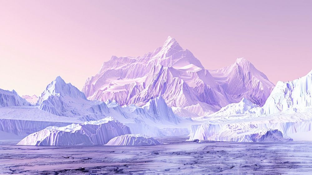 Majestic icy mountain landscape | Premium Photo - rawpixel
