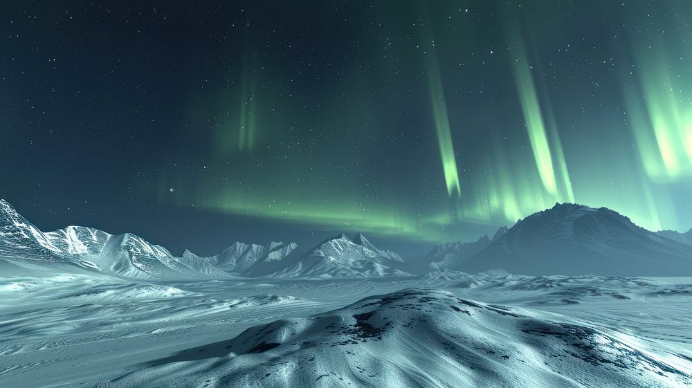Stunning Arctic Northern Lights Display | Free Photo - rawpixel