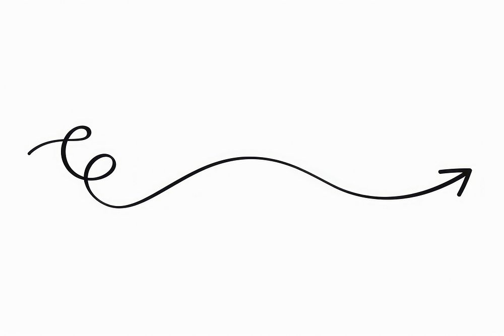 Curved arrow line illustration | Free Photo Illustration - rawpixel