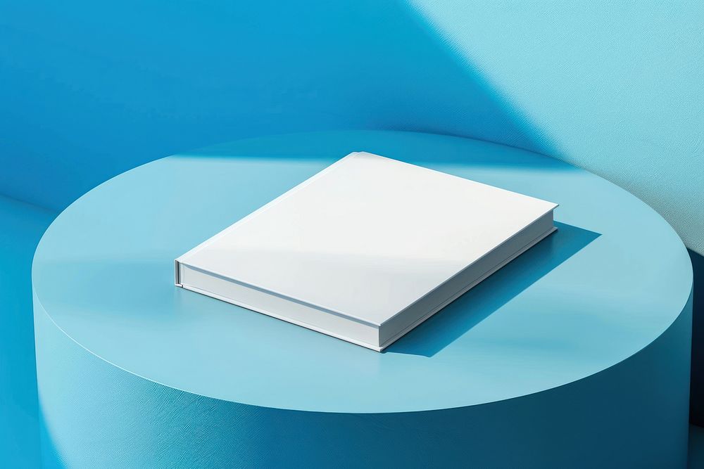 Minimalist white book on table | Free Photo - rawpixel