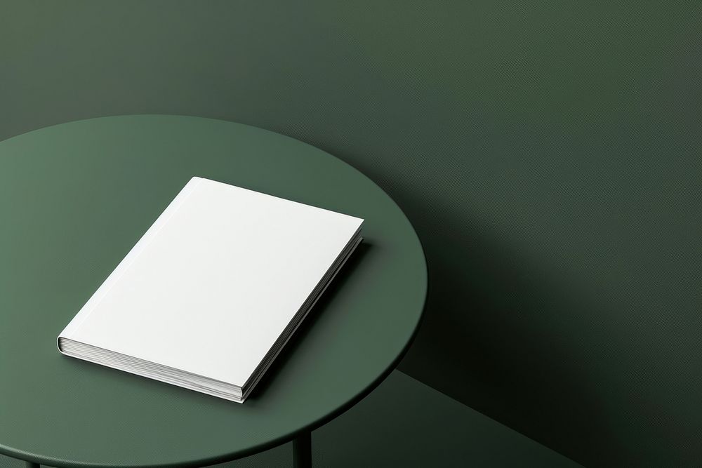 Minimalist white book on table | Free Photo - rawpixel