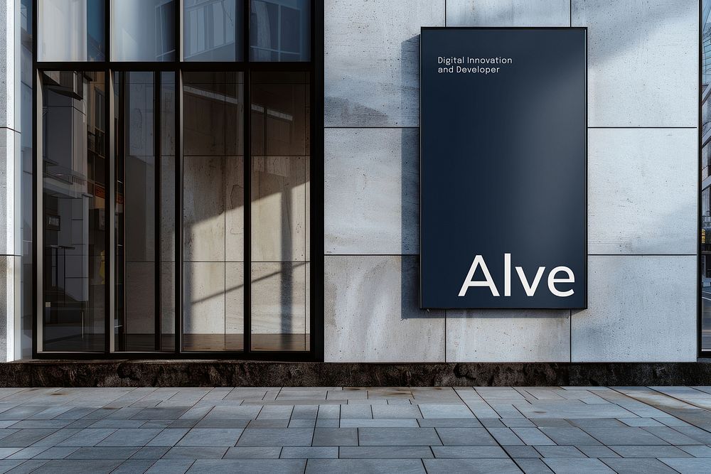 Building exterior signage mockup psd | Premium PSD Mockup - rawpixel