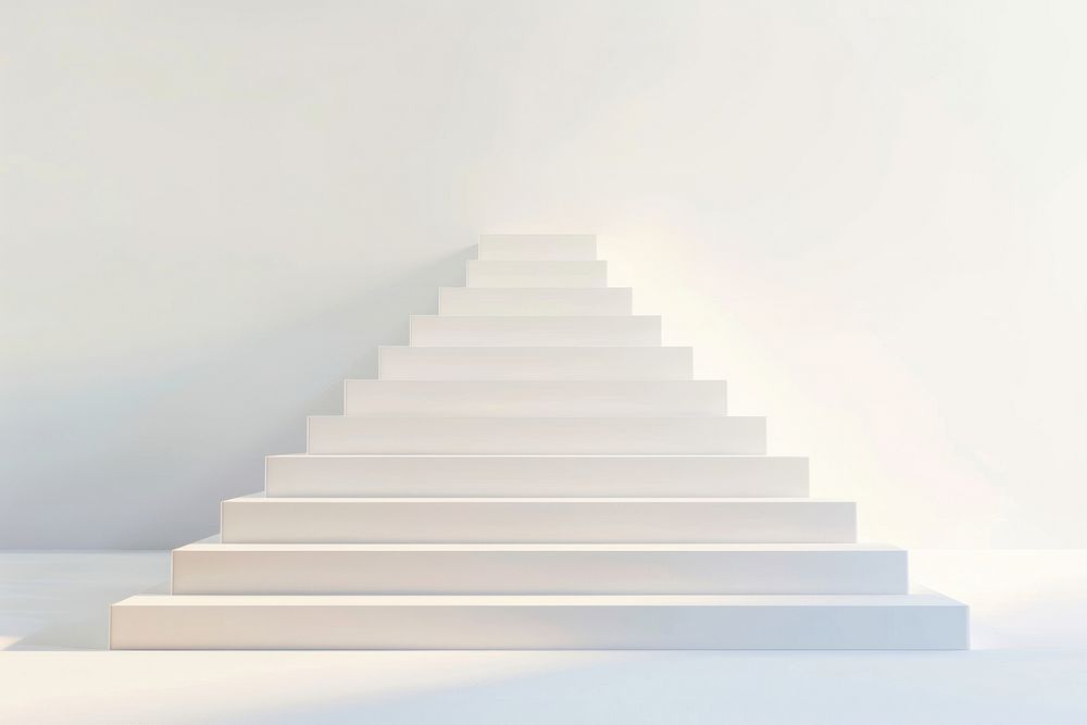 White steps line architecture staircase | Free Photo - rawpixel