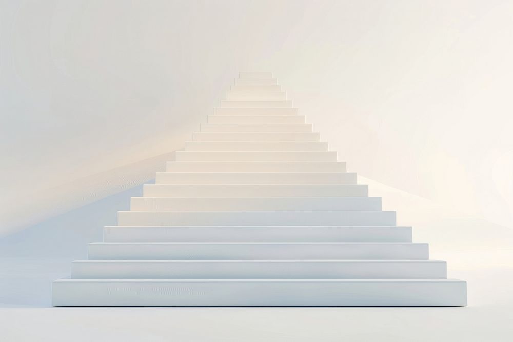 White pyramid steps architecture staircase | Free Photo - rawpixel