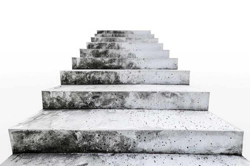 White steps architecture construction staircase. | Free Photo - rawpixel