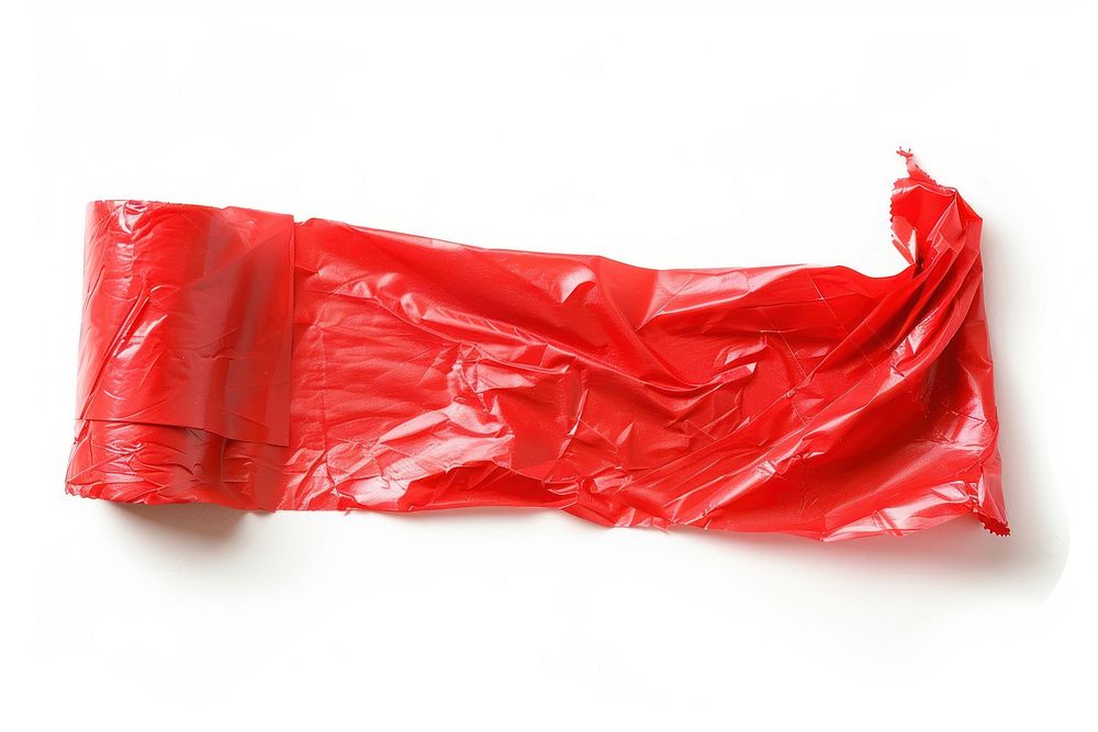 Red plastic garbage bag roll | Free Photo - rawpixel
