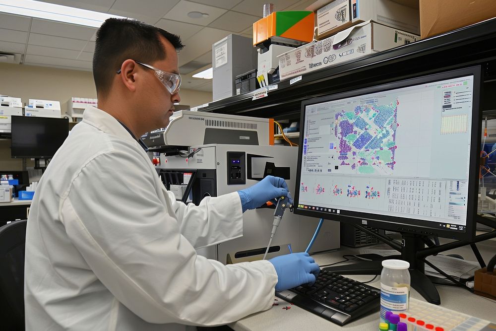 Scientist analyzing data in laboratory | Free Photo - rawpixel