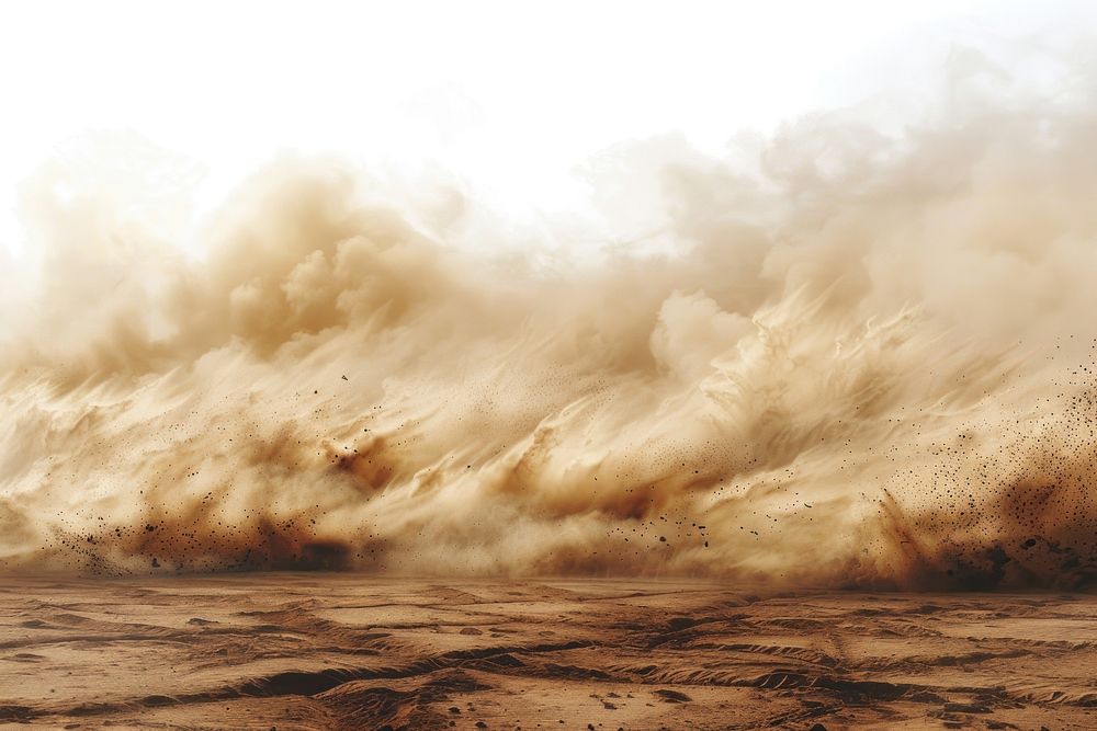 Desert sandstorm dramatic landscape scene | Free Photo - rawpixel